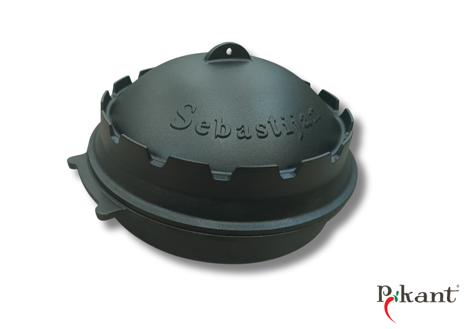 Litoželezni ne emajliran sač SEBASTIJAN, peka, pod peka FI 50 - Pikant.si